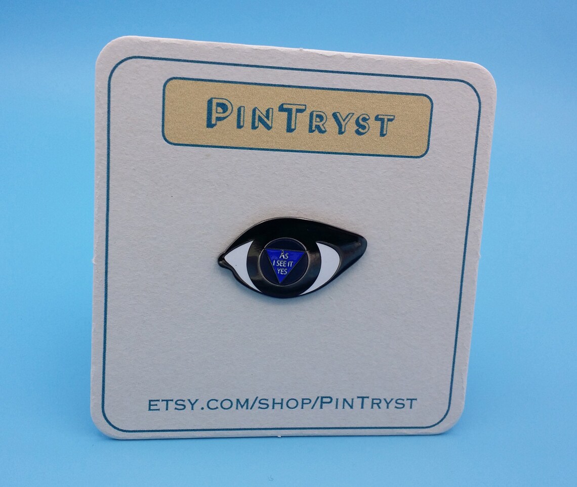 As I See It Yes Fortune Eye Pin - Etsy