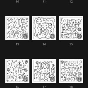 Children's Inspirational Coloring Pages - 20 Whimsical Designs to Spark ...