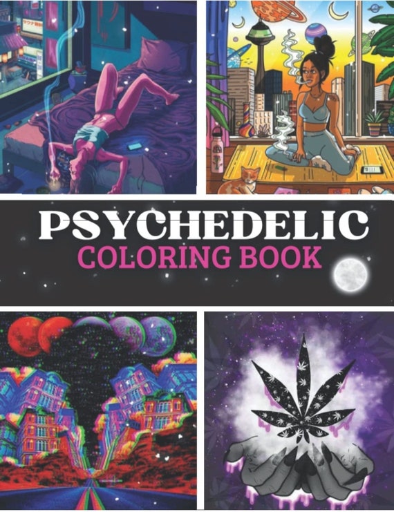 Adult Coloring Book : Cannabis - Etsy