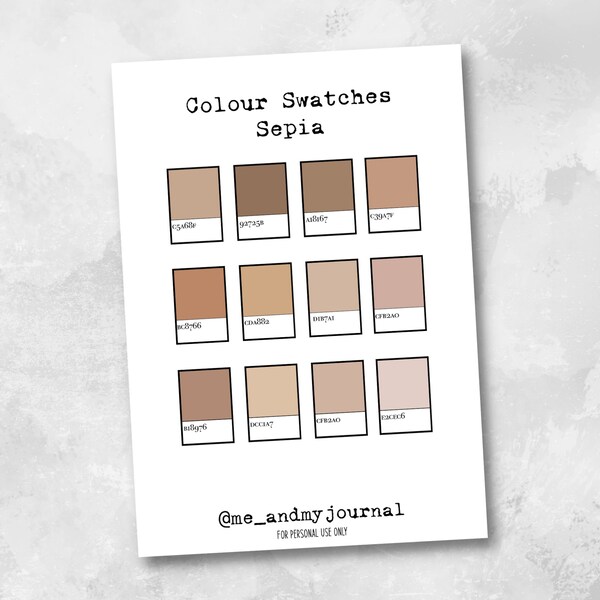Sepia Color - Etsy