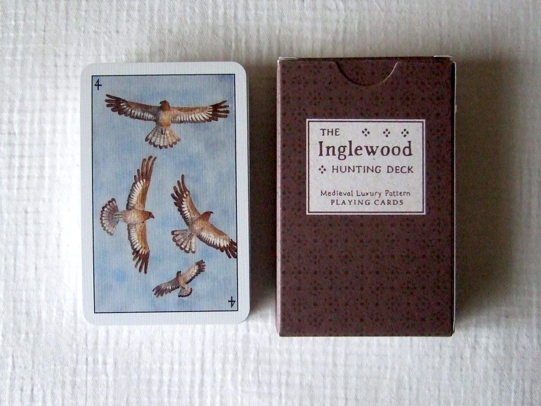 Inglewood Hunting Deck Playing Cards, Medieval-style Animal-suited ...
