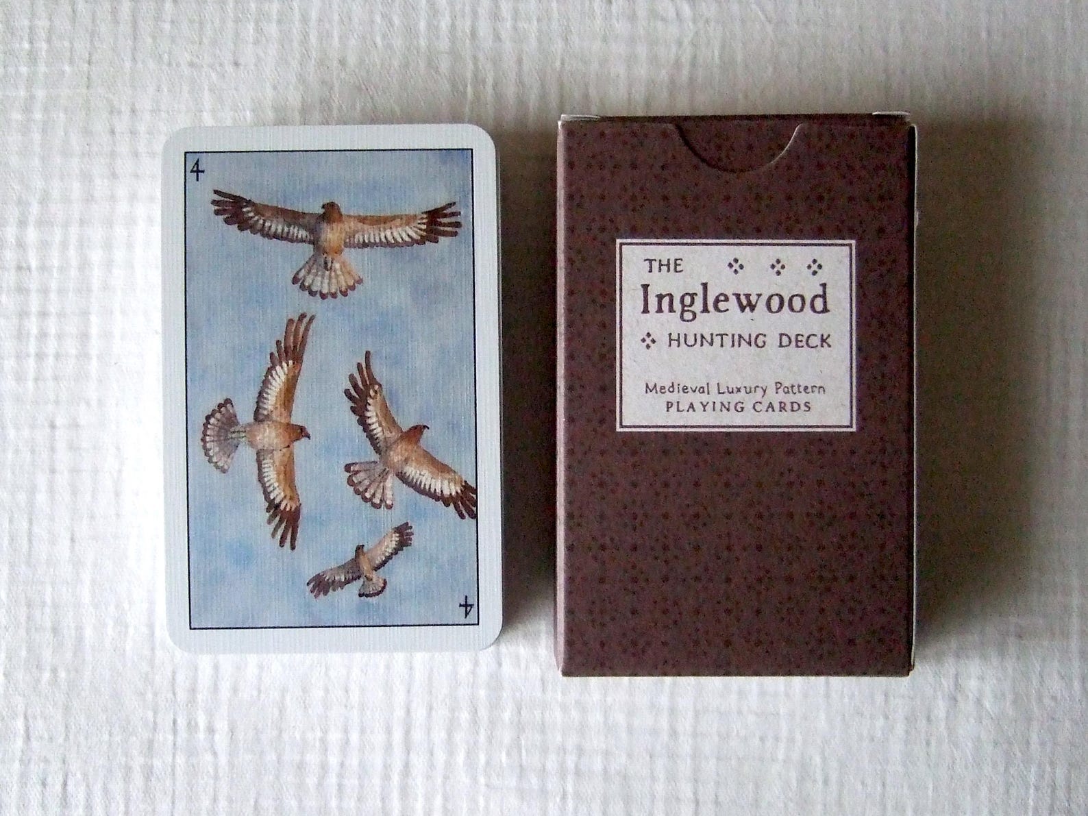 Playing Cards: Inglewood Hunting Deck, Medieval-style Animal-suited ...