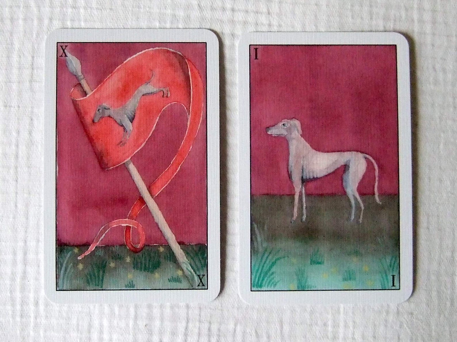 Playing Cards: Inglewood Hunting Deck, Medieval-style Animal-suited ...