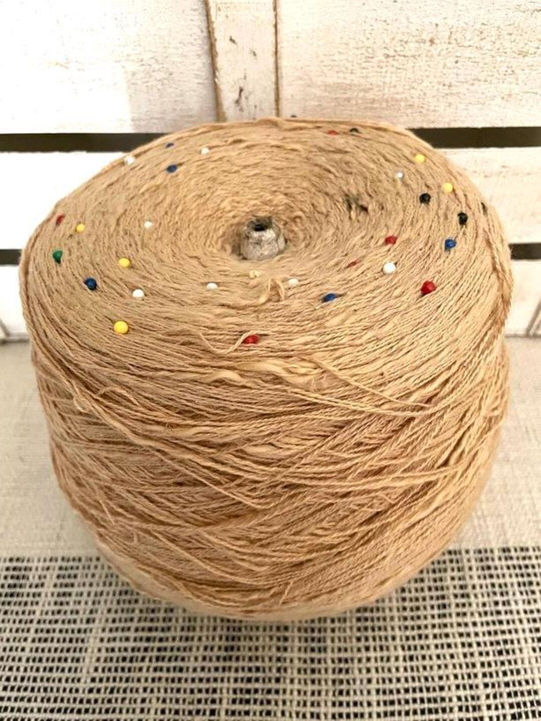 Huge Ball of Cotton String – Khaki Slub for Tags, Art, Assemblage - Etsy