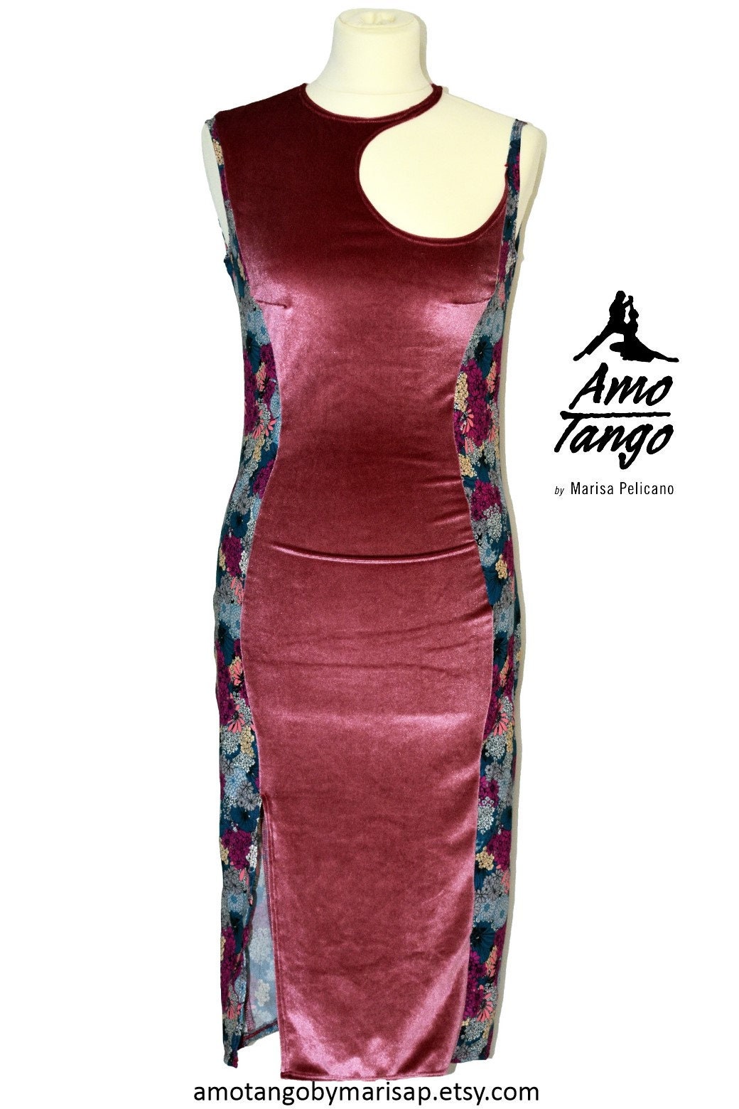 Argentine Tango Dress, Ballroom Dance Dress, Two Piece Dress - Etsy