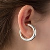 Silver Ear Cuff Silver Plated Small Ear Wrap Pearl - Etsy