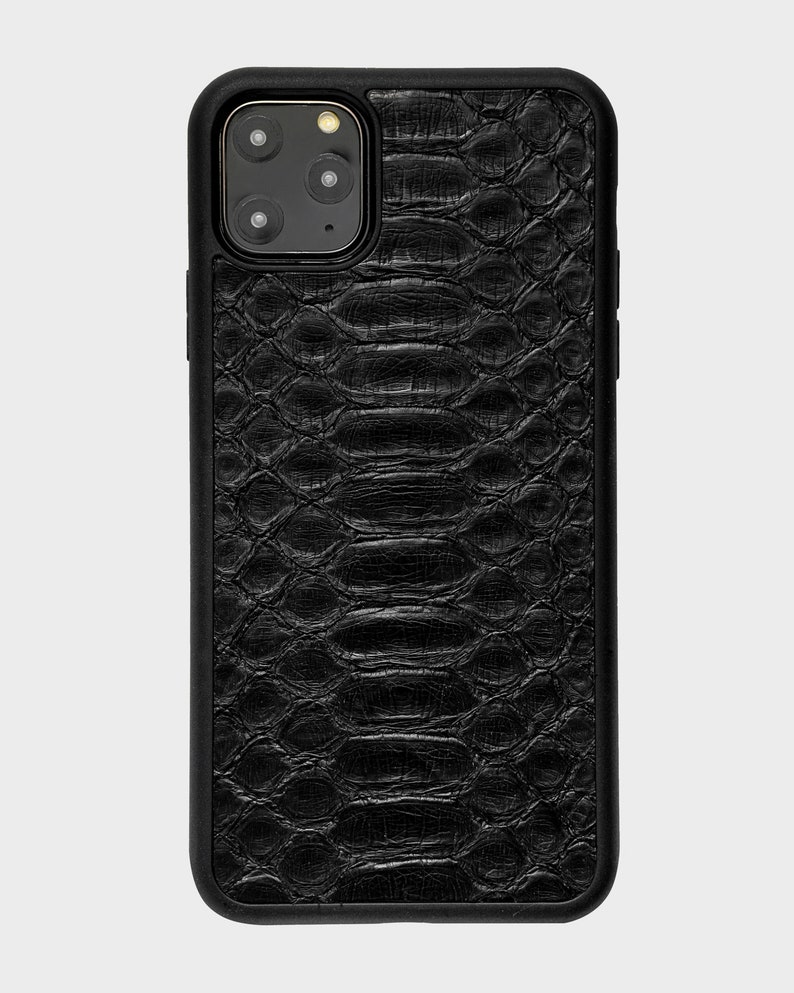 Black Python Leather Case 13 Pro Max Snakeskin Case Iphone 13 - Etsy