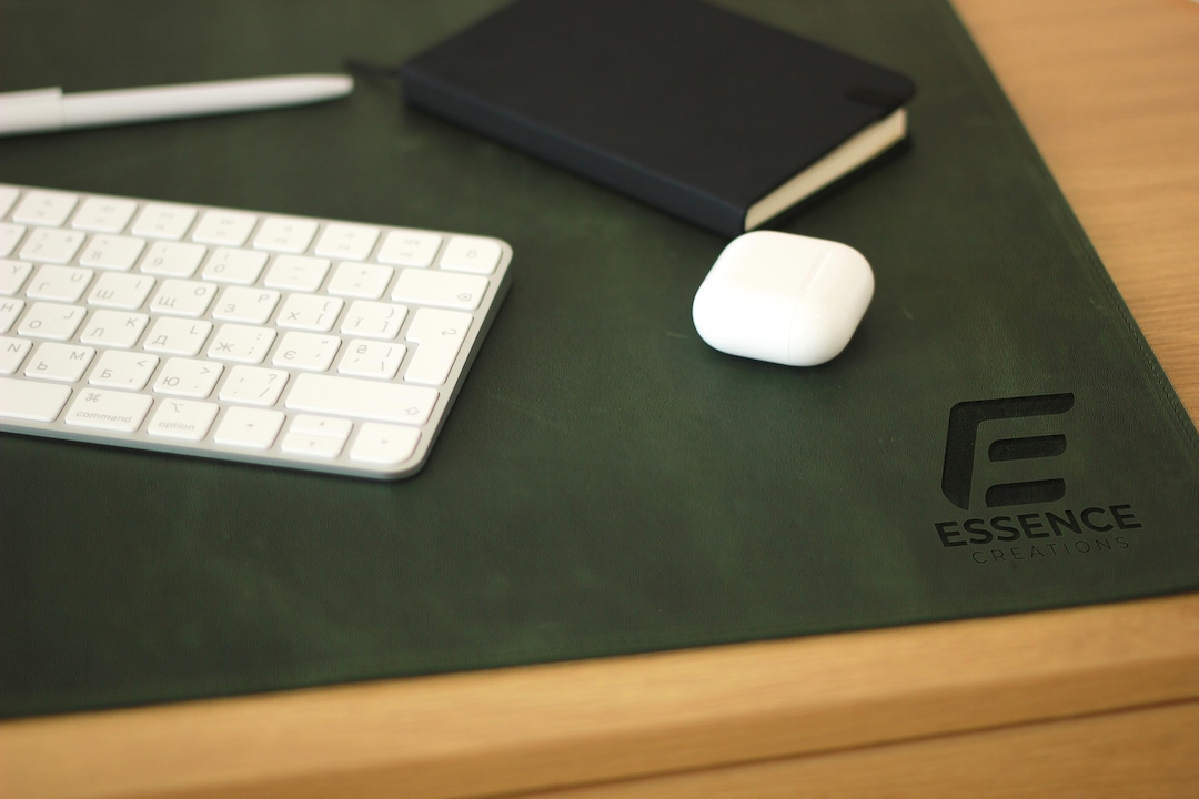 Exclusive Gaming Mouse Pad, Office Decor Desk Accessories, Leather Desk ...