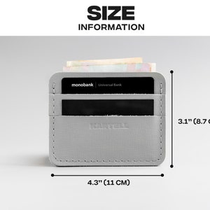 Blue Leather Card Holder, Business Card Wallet, Personalized Card ...