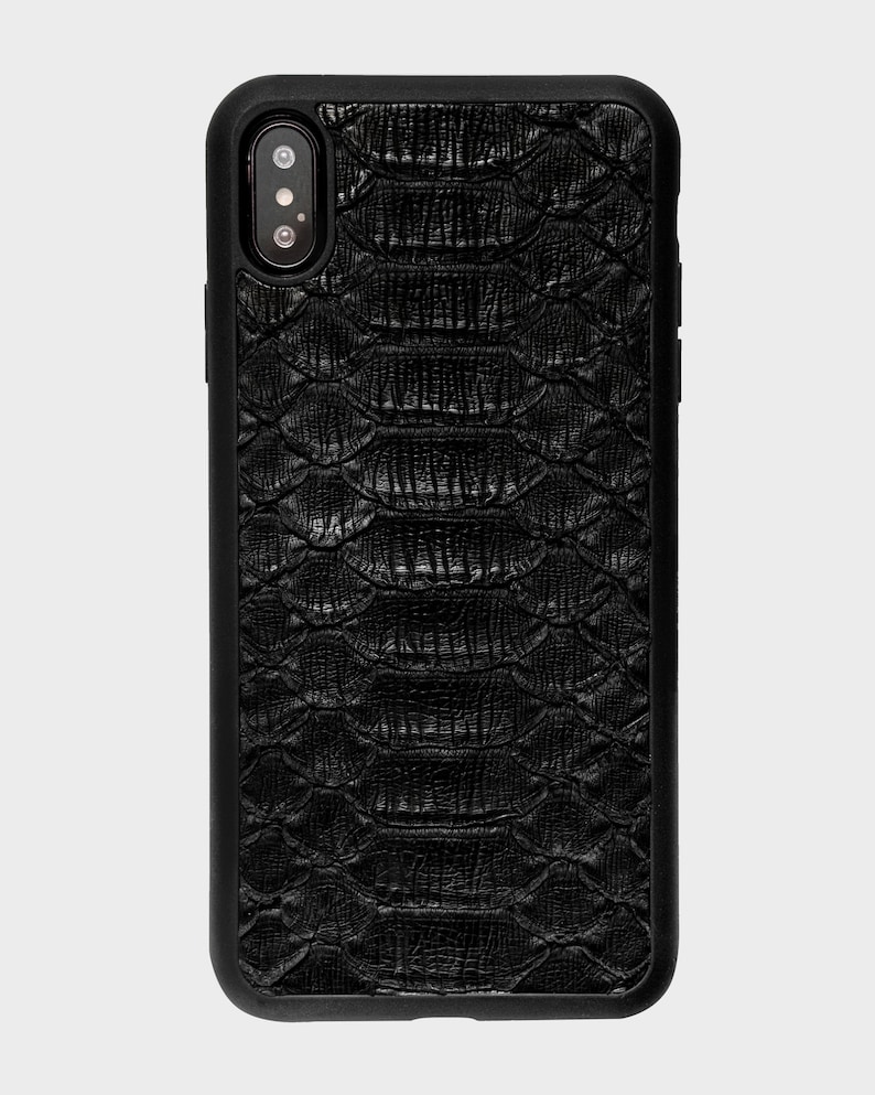 Black Python Leather Case 13 Pro Max Snakeskin Case Iphone 13 - Etsy