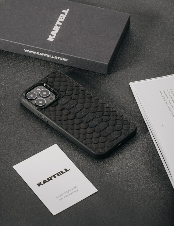 Black Python Leather Case 13 Pro Max Snakeskin Case Iphone 13 - Etsy