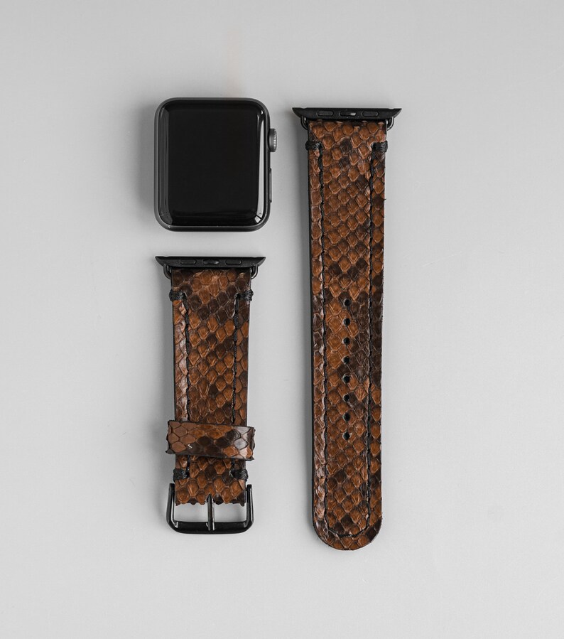Brown Python Skin Set Iphone 13 Pro Max Apple Watch 6 Python - Etsy