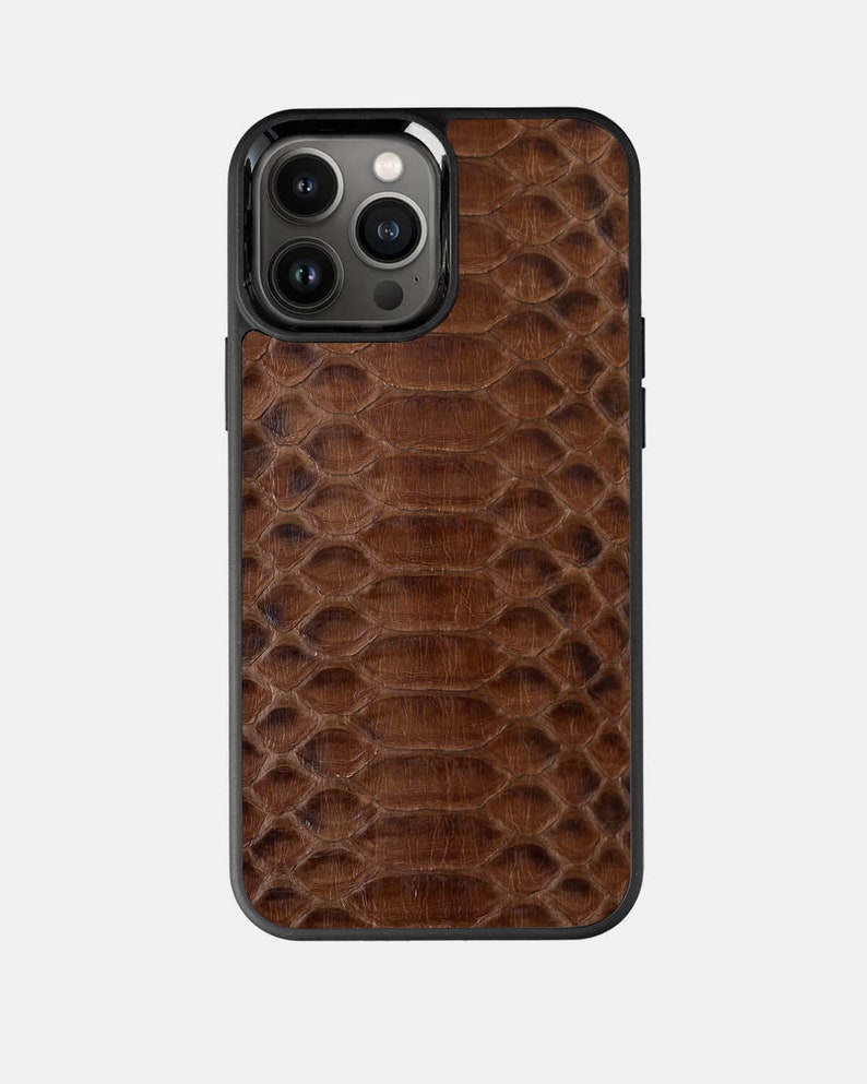 Brown Python Skin Set Iphone 13 Pro Max Apple Watch 6 Python - Etsy