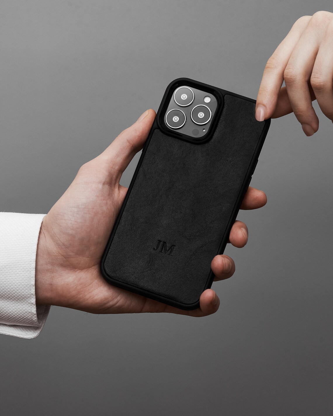 Personalized Leather Iphone Case Initials Leather Case Iphone - Etsy