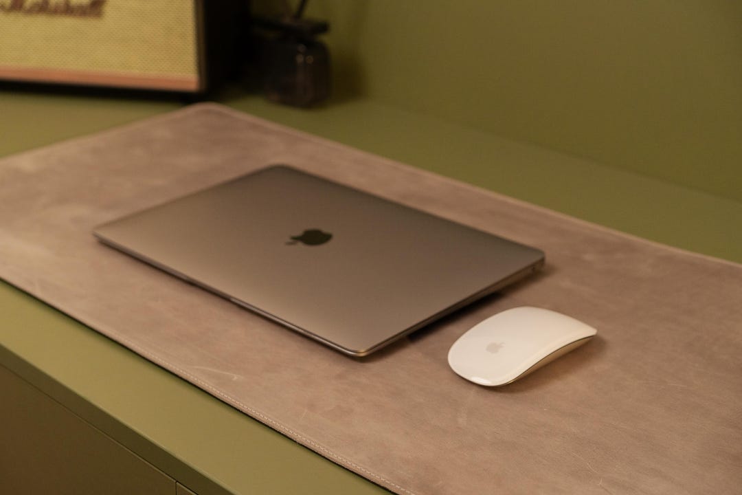 Custom Leather Desk Mat, Large Keyboard Mat, Desktop Table Protector ...