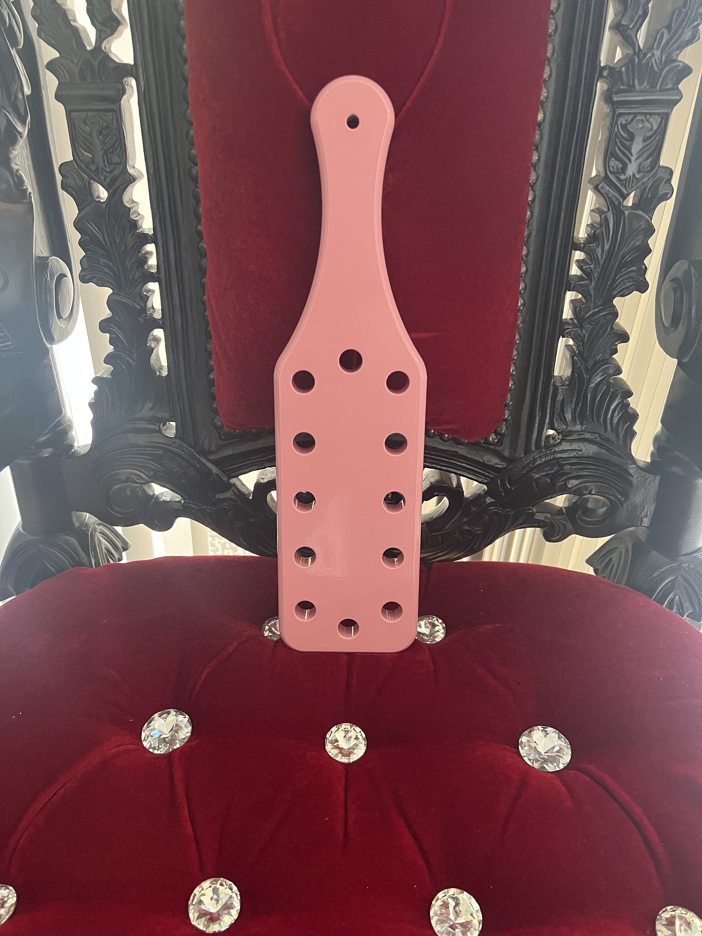 Pink El Hefe Spanking Paddle Solid Aluminum CNC Machined in Los Angeles ...