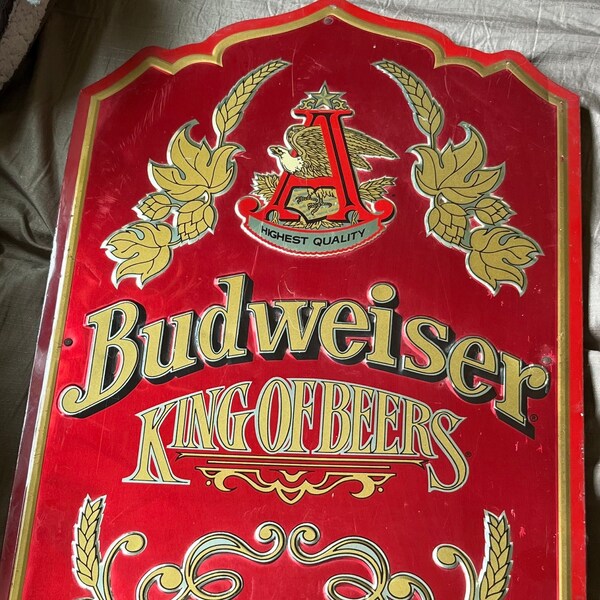 Vintage Busch Advertising Signs - Etsy