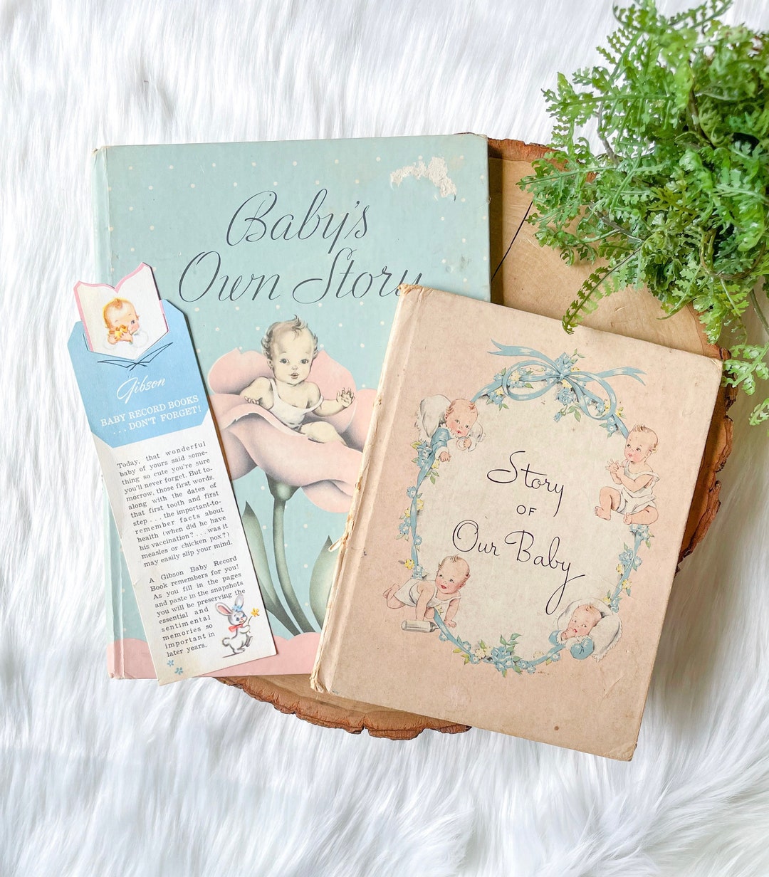 Lot of 2 Story of Our Baby Baby's Own Story the - Etsy