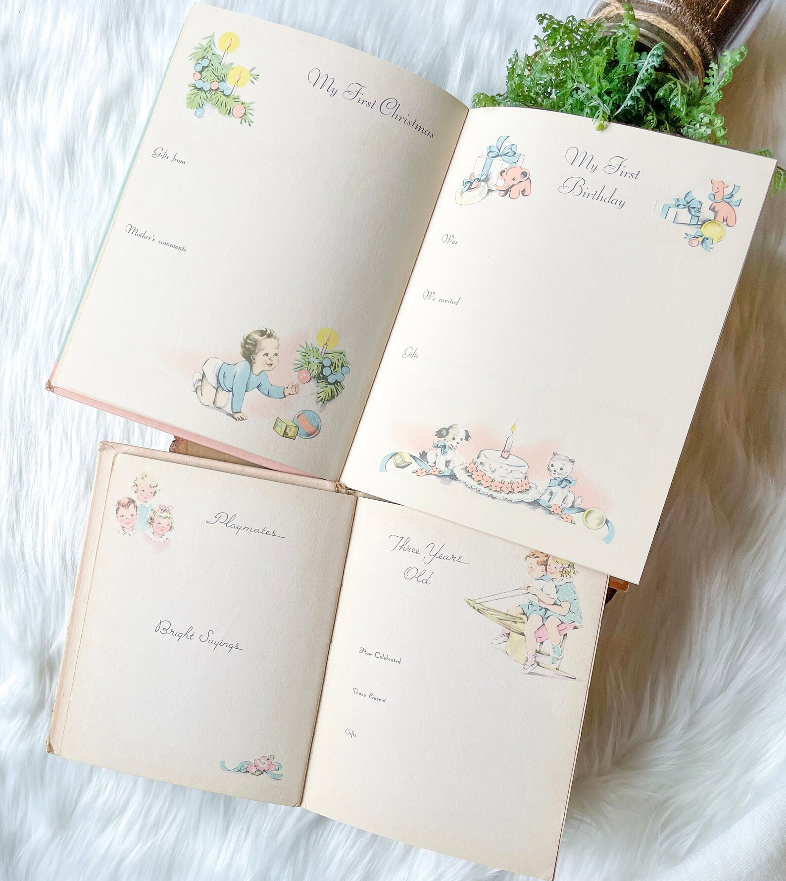 Lot of 2 Story of Our Baby Baby's Own Story the - Etsy