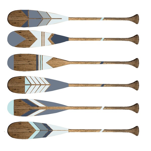 Painted Oars - Etsy