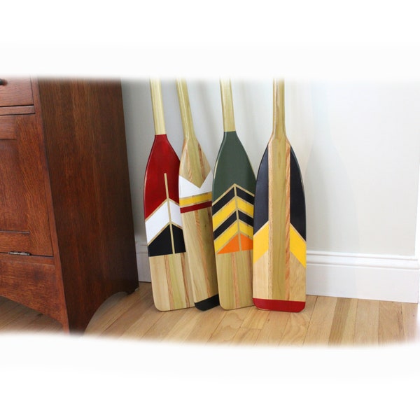 Painted Oars Wall Art - Etsy