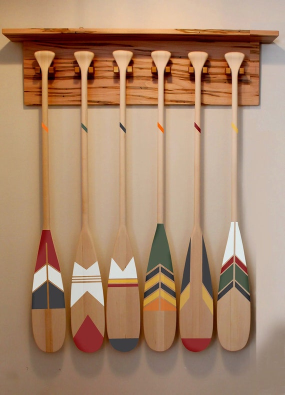 Painted Canoe Paddles Making Canoe Paddles
