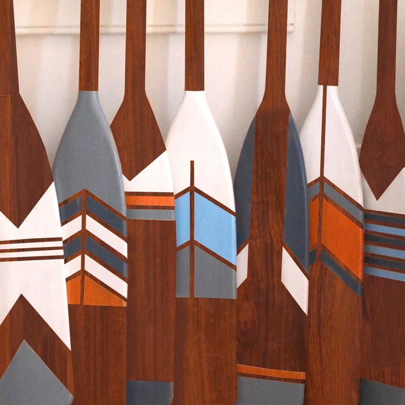 Painted Oars - Etsy