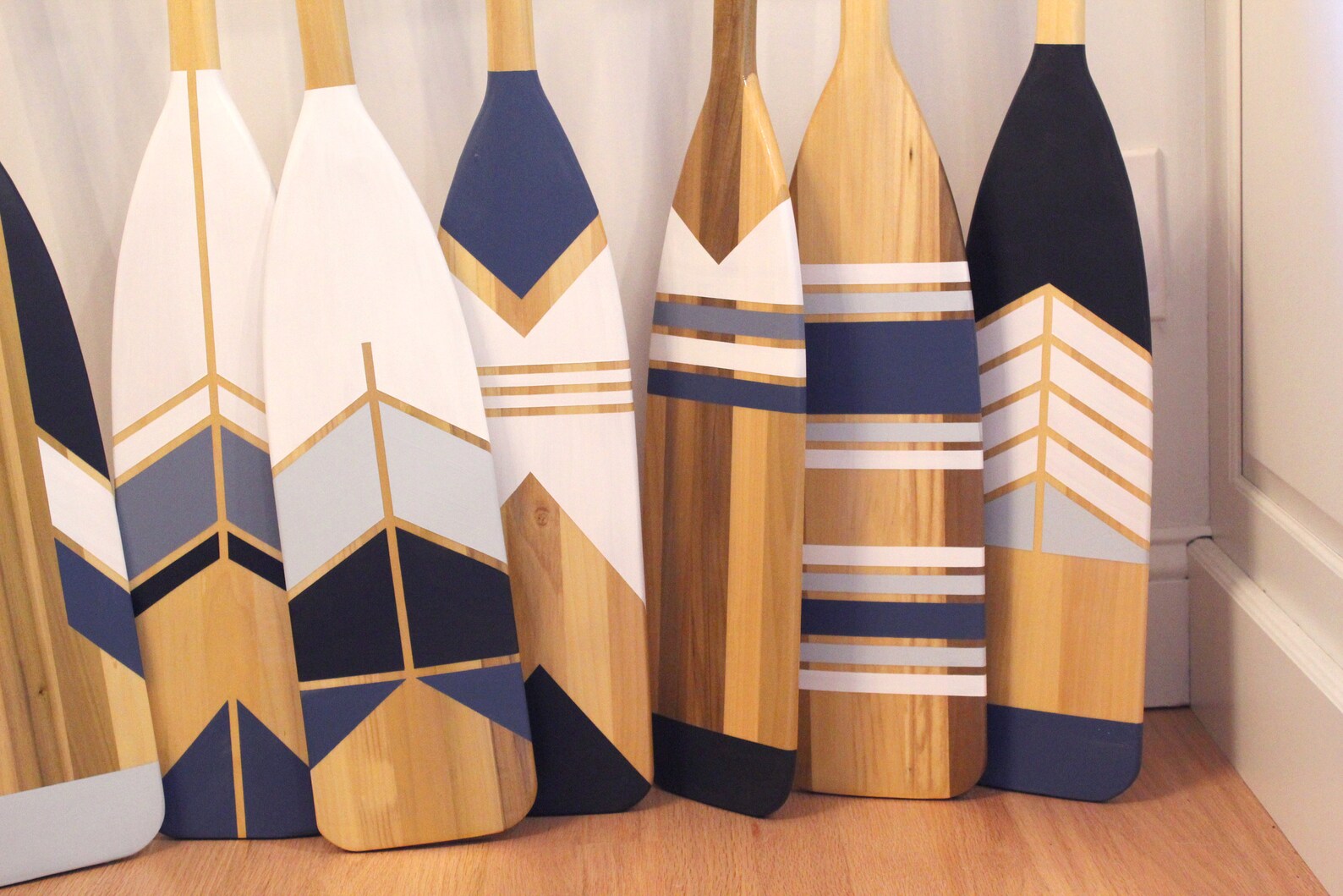 SET of FIVE Choose 5 Hand Painted Decorative Canoe Paddle | Etsy