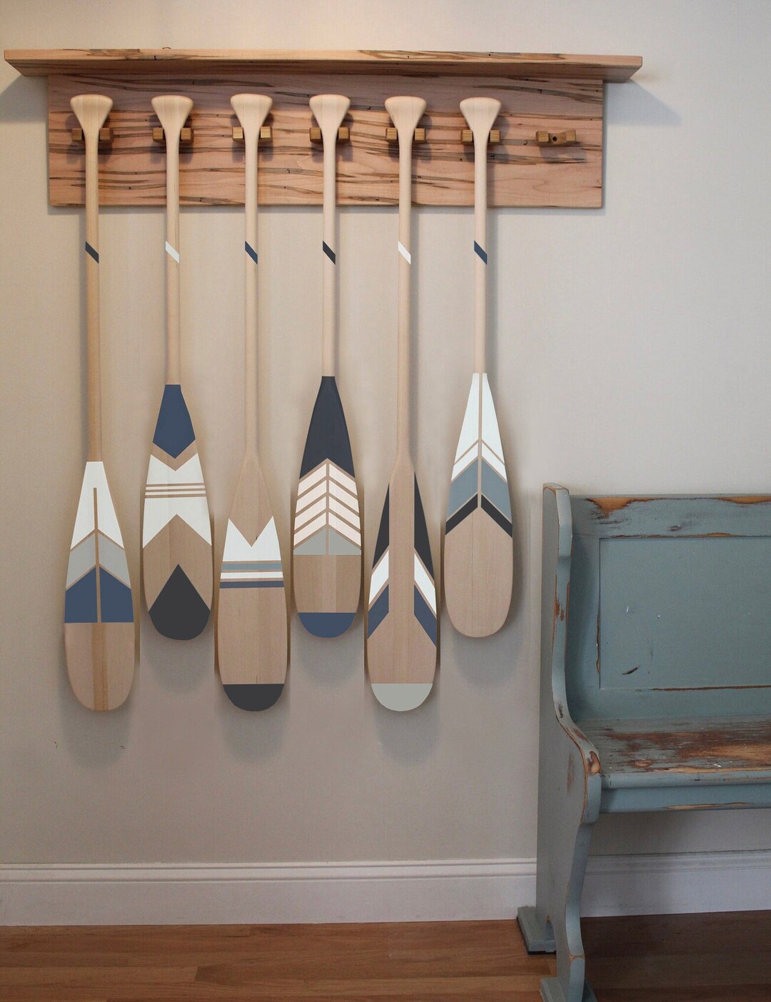 SET of THREE Choose 3 Hand Painted Decorative Canoe Paddle - Etsy