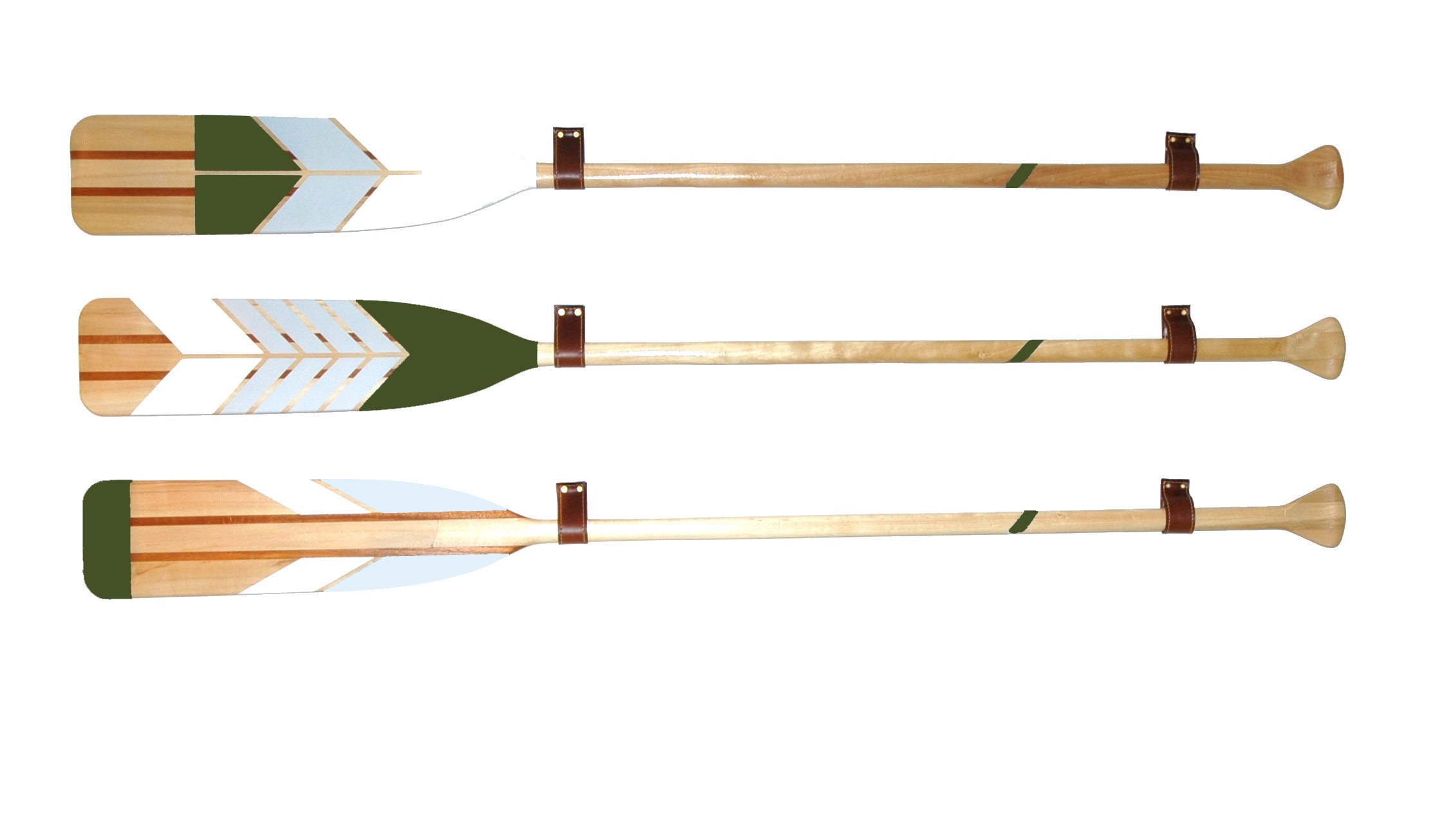 nautical decor lake Painted Canoe Paddle Oar Wall Art ~Hunter Feathers ...