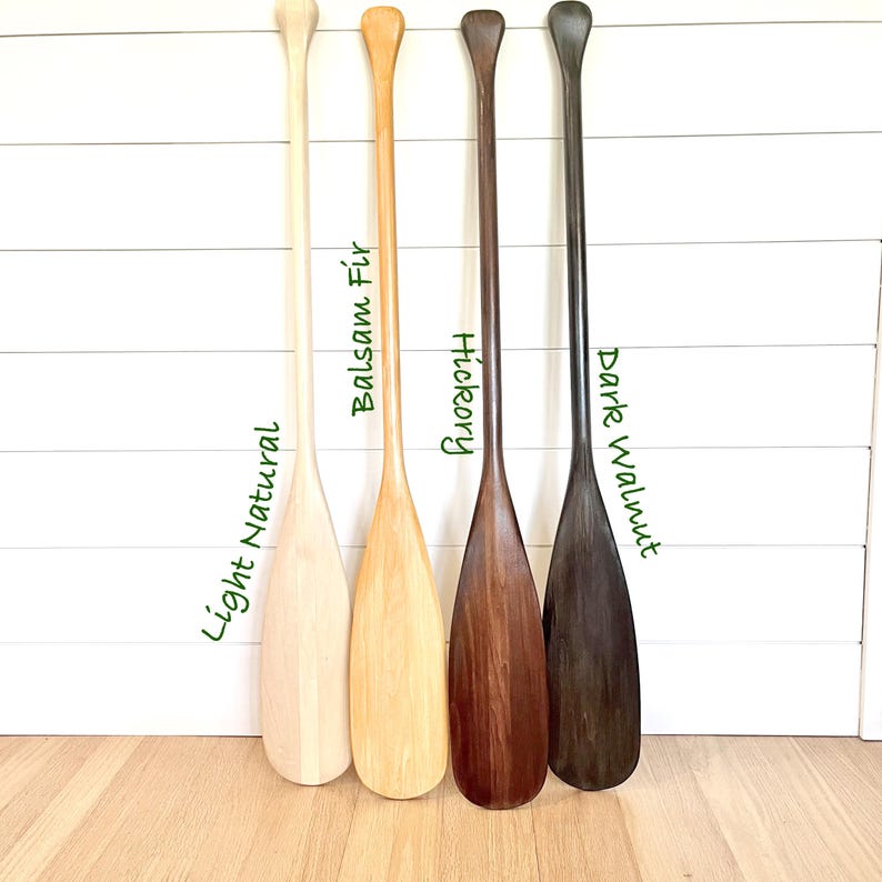 Set of 4 Hand Painted Lodge Camp Paddle Set: Montana Lake Decor BT42 - Etsy