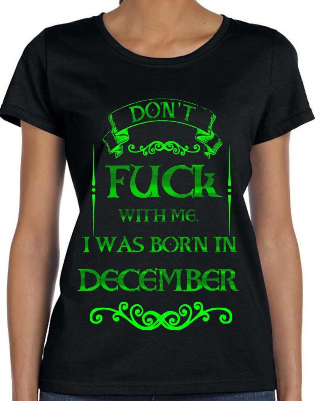 T-shirt Ne plaisante pas, je suis né en décembre, cadeau d'anniversaire ...