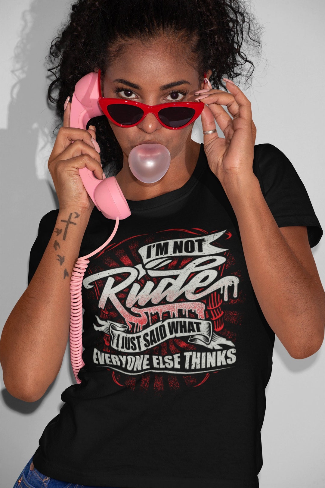 Im Not Rude T Shirt, Rude Adult Humor Shirts, Offensive Tees, Womens ...