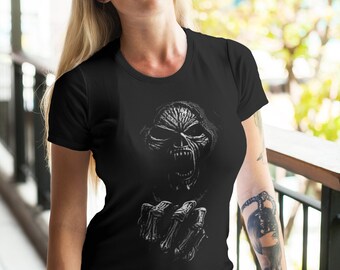 Black on Black Long Sleeve T-shirt Gothic Nu Goth All Black - Etsy