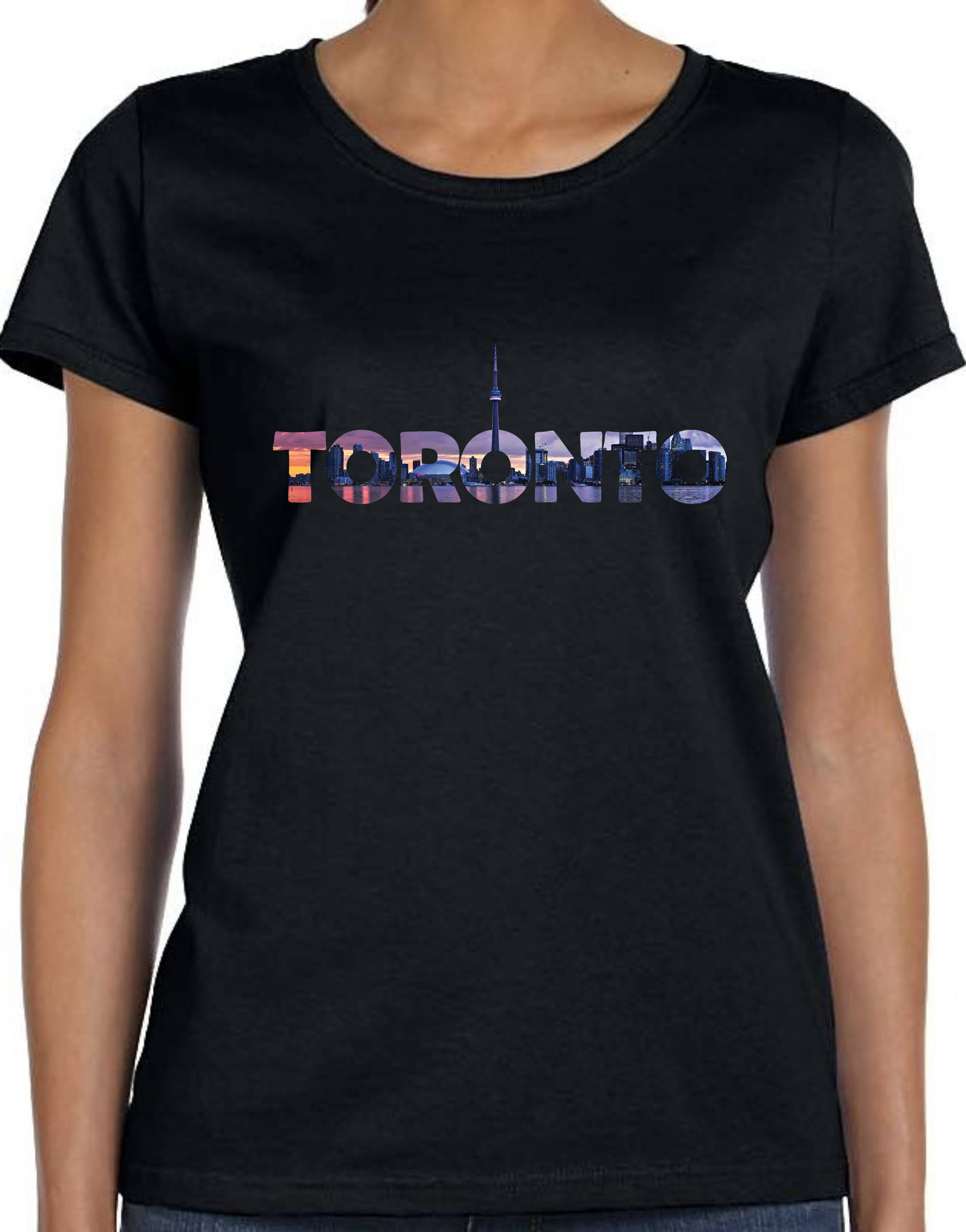 Toronto Skyline T Shirt CN Tower Tee Canadian Pride Ontario | Etsy