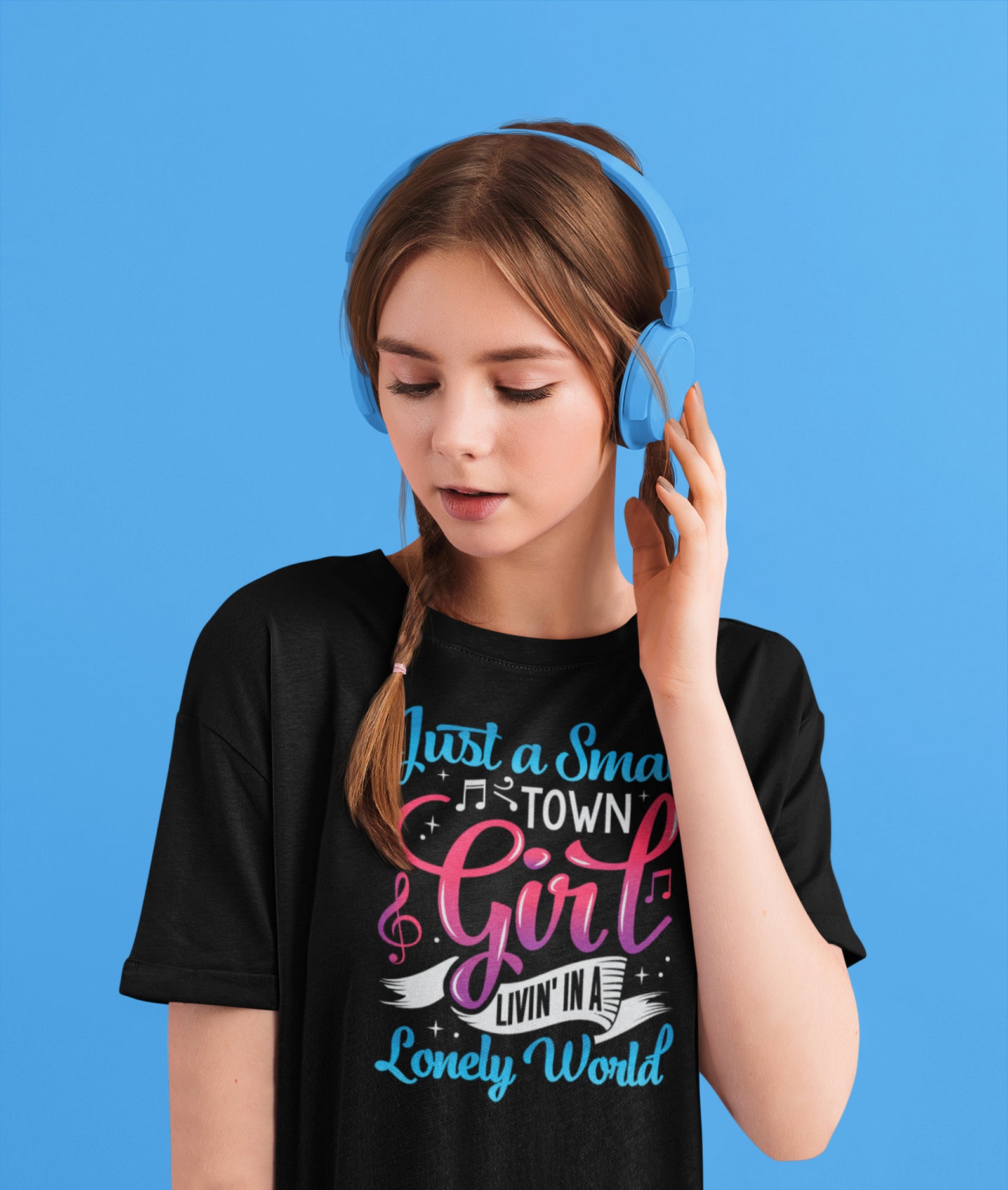 Small Town Girl, Living in a Lonely World T Shirt, , Don't Stop Shirts ...