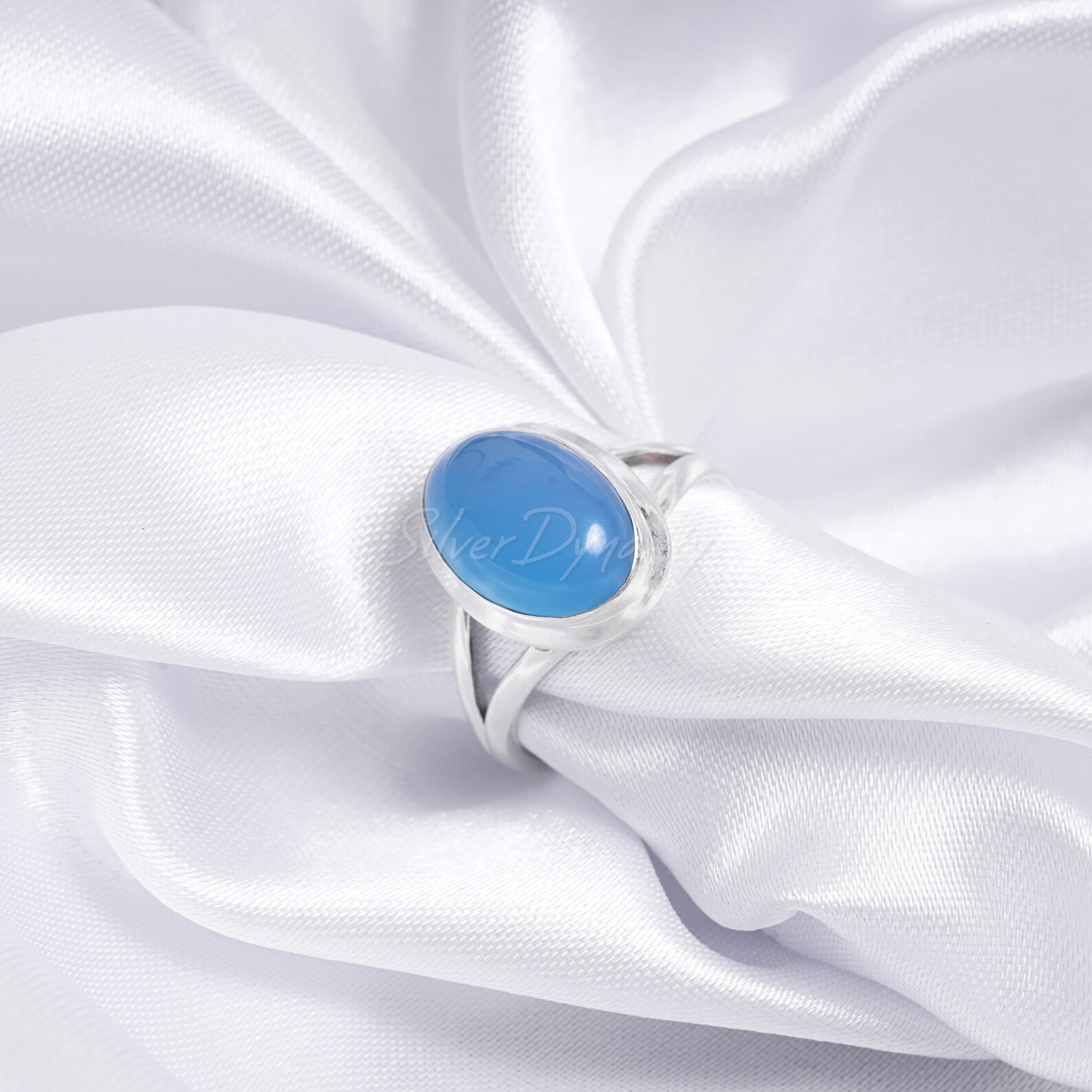 Chalcedony Ring 925 Solid Sterling Silver Ring Chalcedony - Etsy