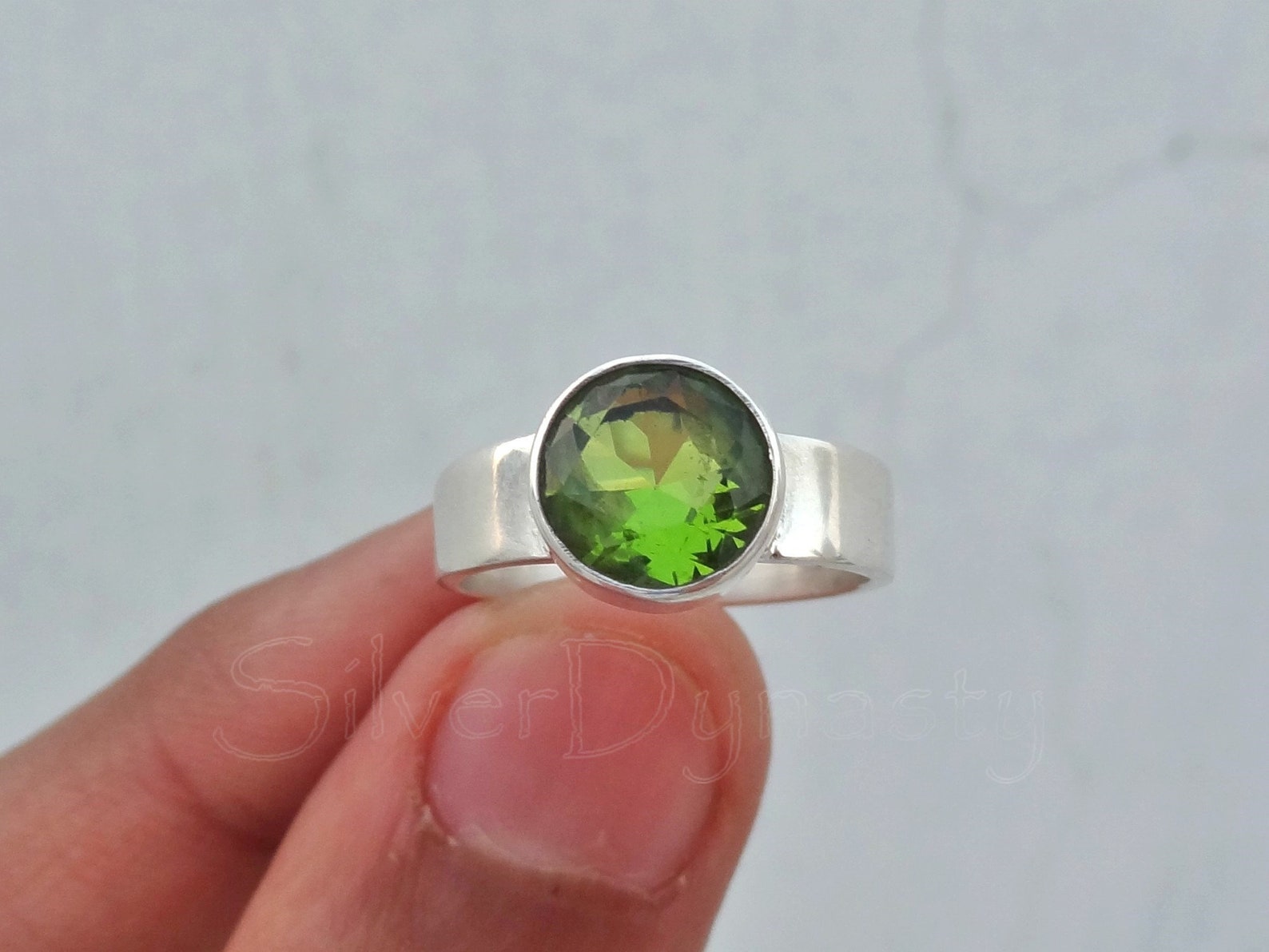 Natural Peridot Ring Handmade Silver Ring 925 Solid Sterling - Etsy