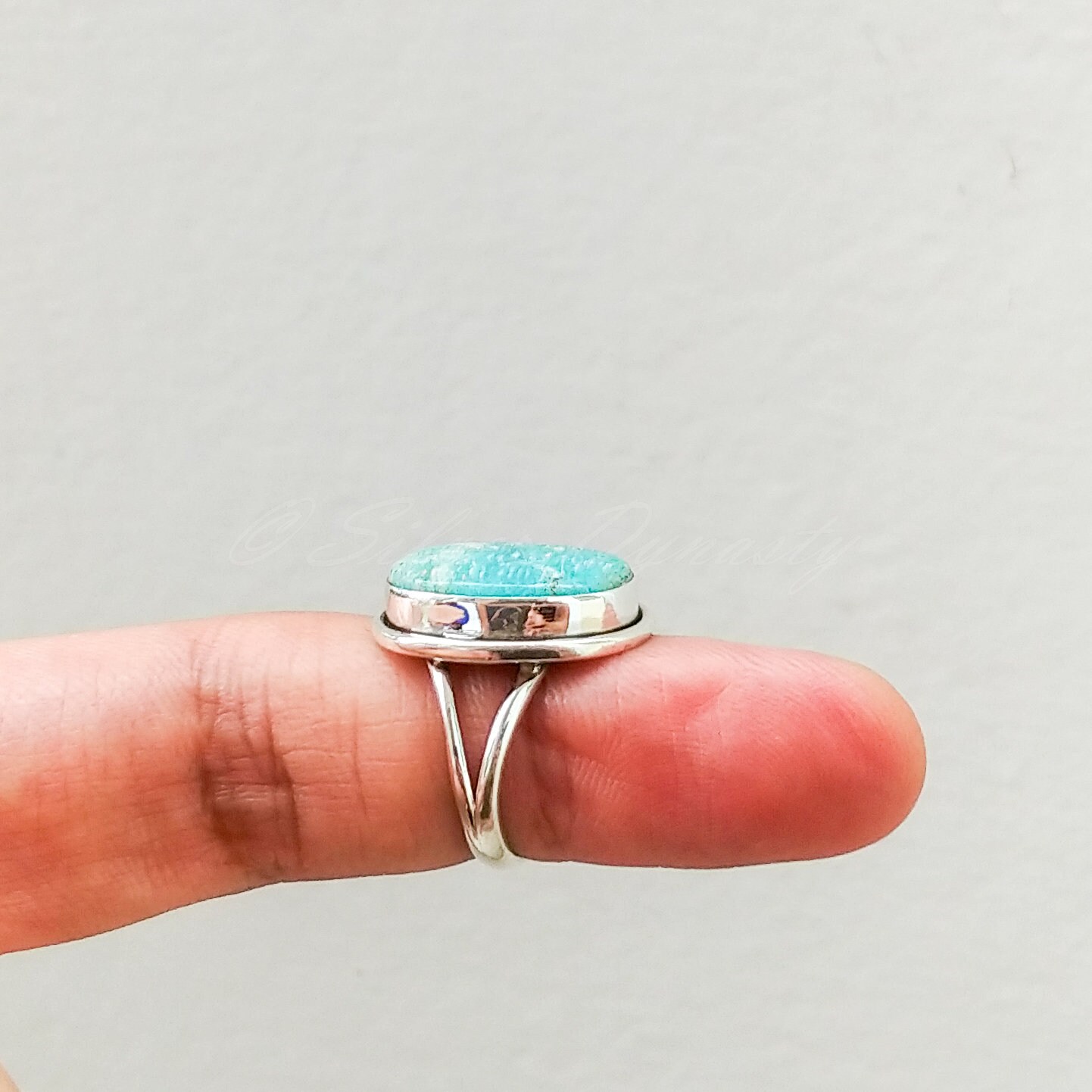 Amazonite Ring 925 Solid Sterling Silver Ring Oval Amazonite | Etsy