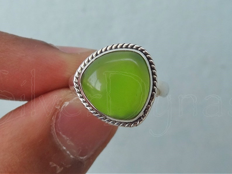 Peridot Ring Natural Peridot Ring Handmade Silver Ring 925 | Etsy