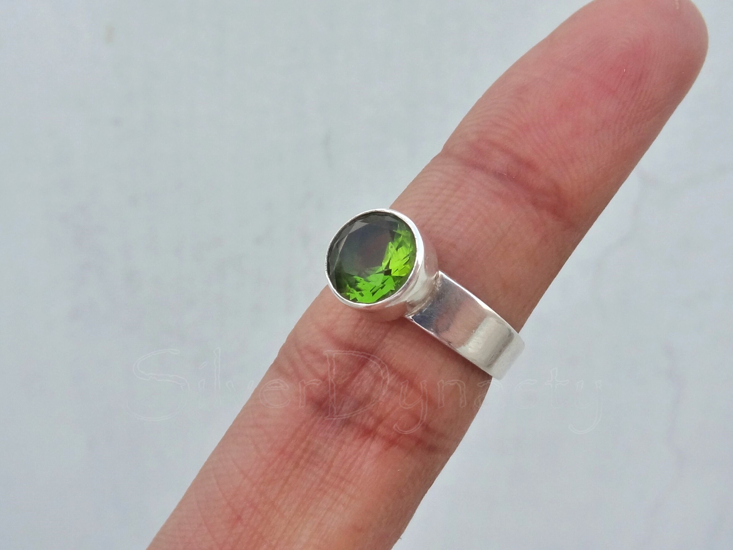 Natural Peridot Ring Handmade Silver Ring 925 Solid Sterling - Etsy