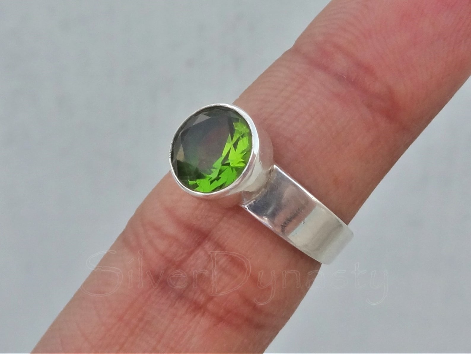 Natural Peridot Ring Handmade Silver Ring 925 Solid Sterling - Etsy