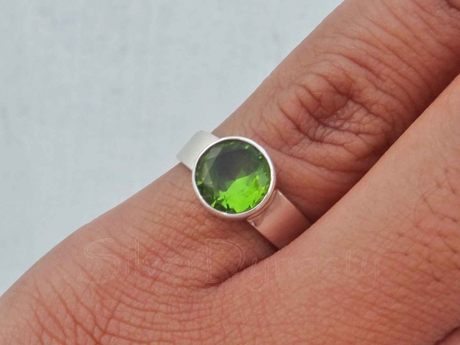 Natural Peridot Ring Handmade Silver Ring 925 Solid Sterling - Etsy