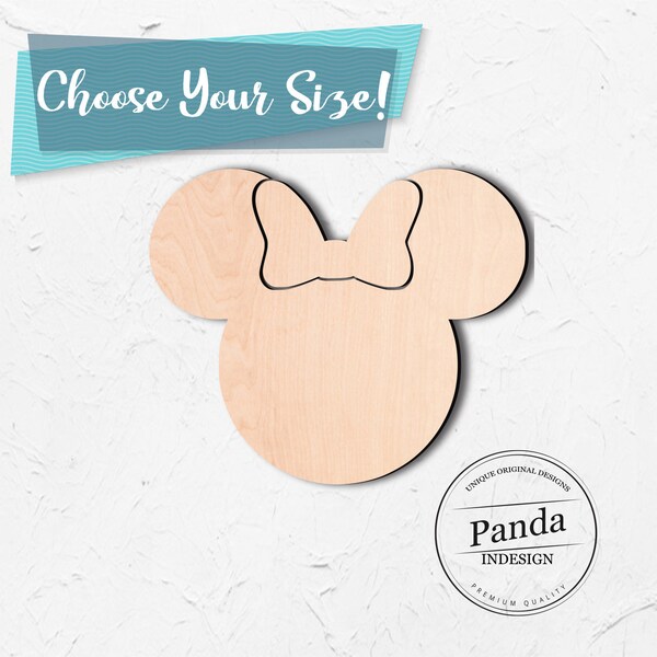 Minnie Mouse Cut Out - Etsy