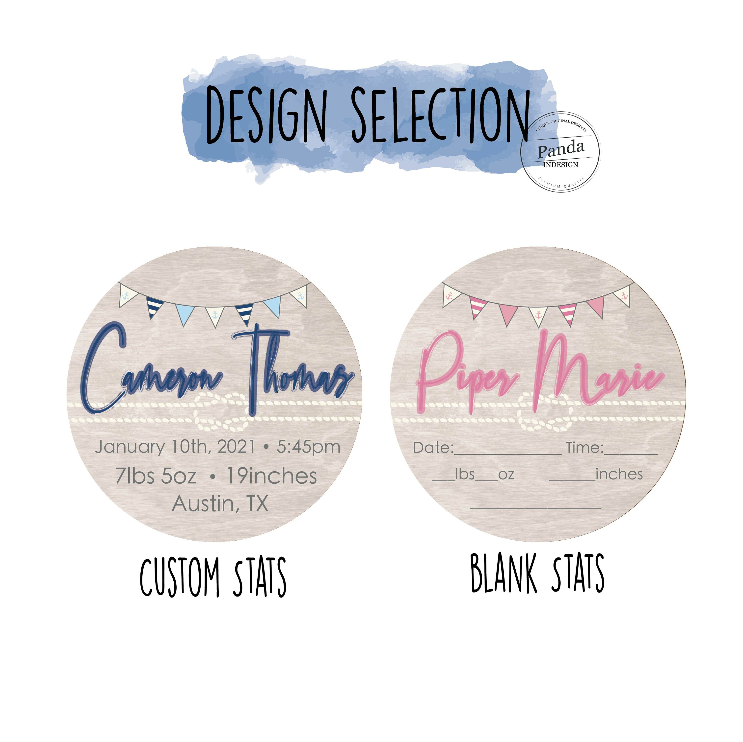 Baby Birth Stat Plaque Personalized Birth Announcement Sign - Etsy