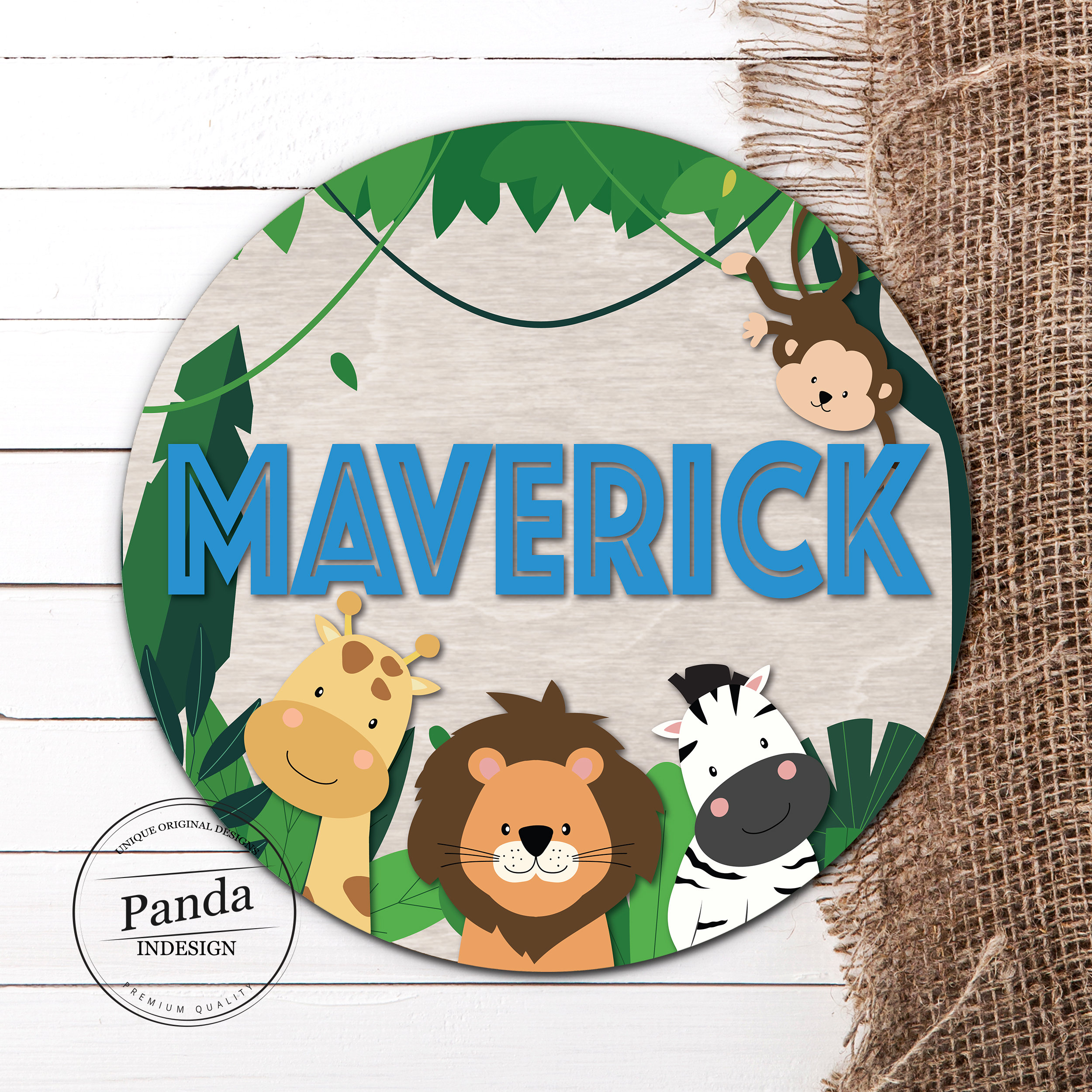 Safari Sign Personalized Nursery Decor Jungle Nursery Decor | Etsy