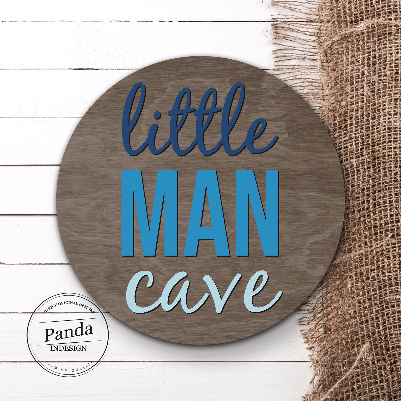 Boys Room Decor Little Man Cave Nursery Decor Round Nursery | Etsy