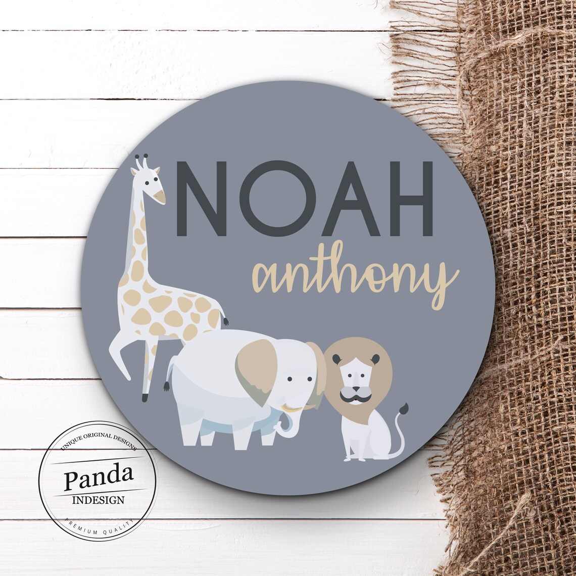 Personalized Jungle Nursery Sign Safari Name Sign Boy - Etsy