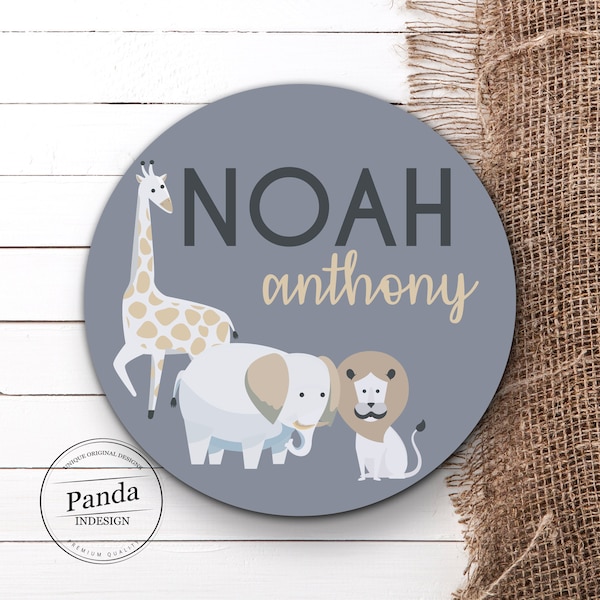 Safari Name Sign - Etsy