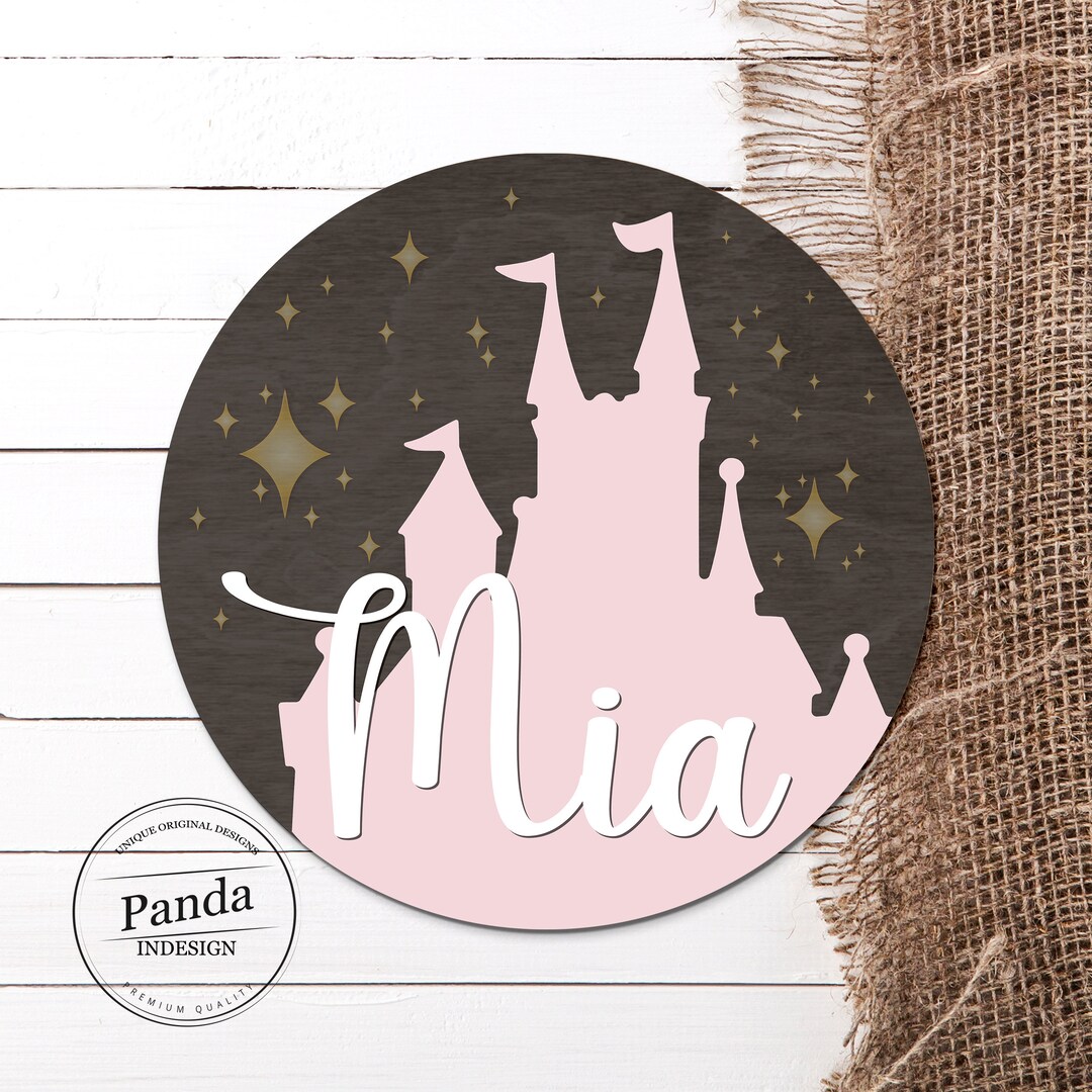 Personalized Princess Nursery Name Sign, Nursery Decor, Royal Nursery ...